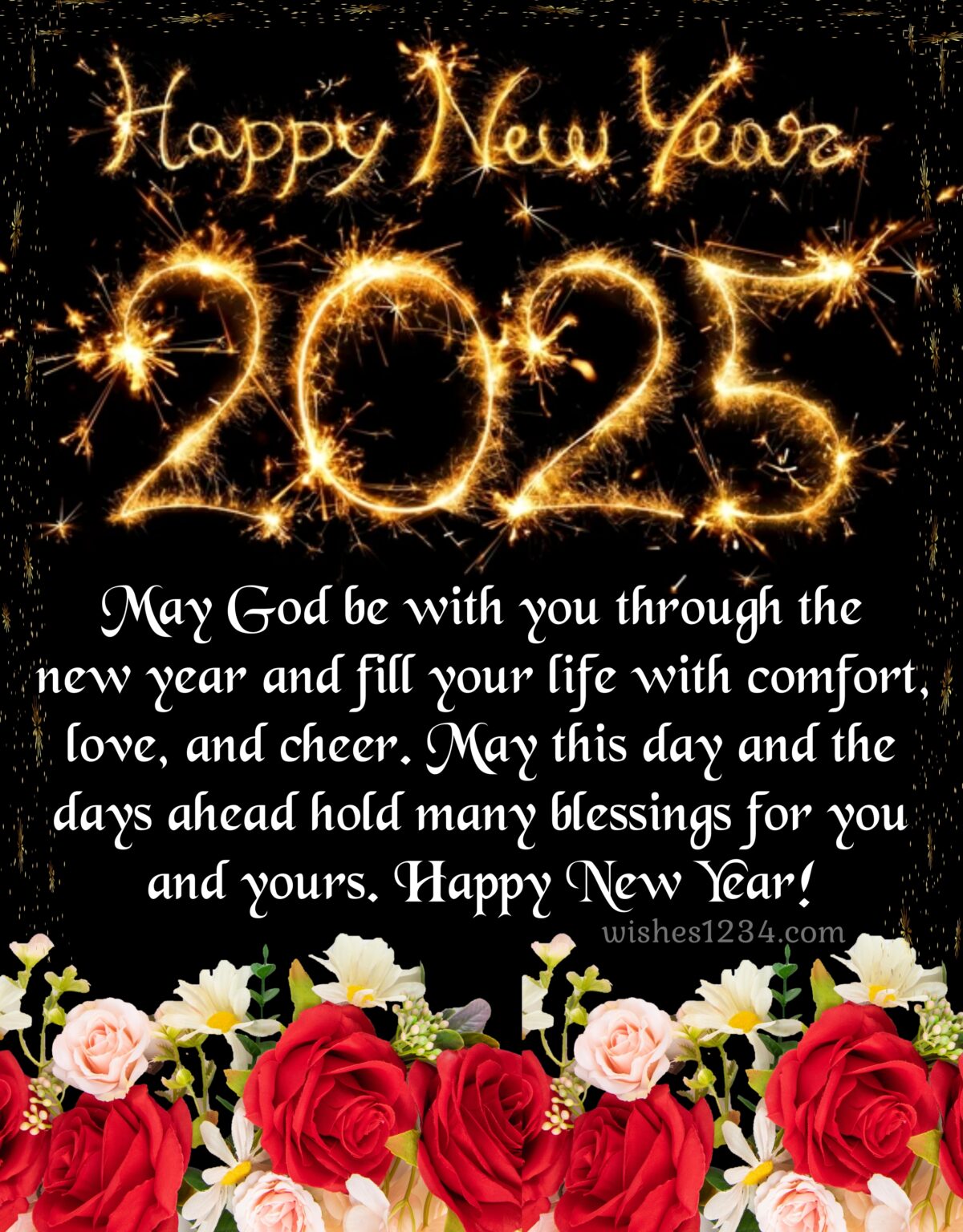 Happy New Year 2025 Wishes and Messages with Images.