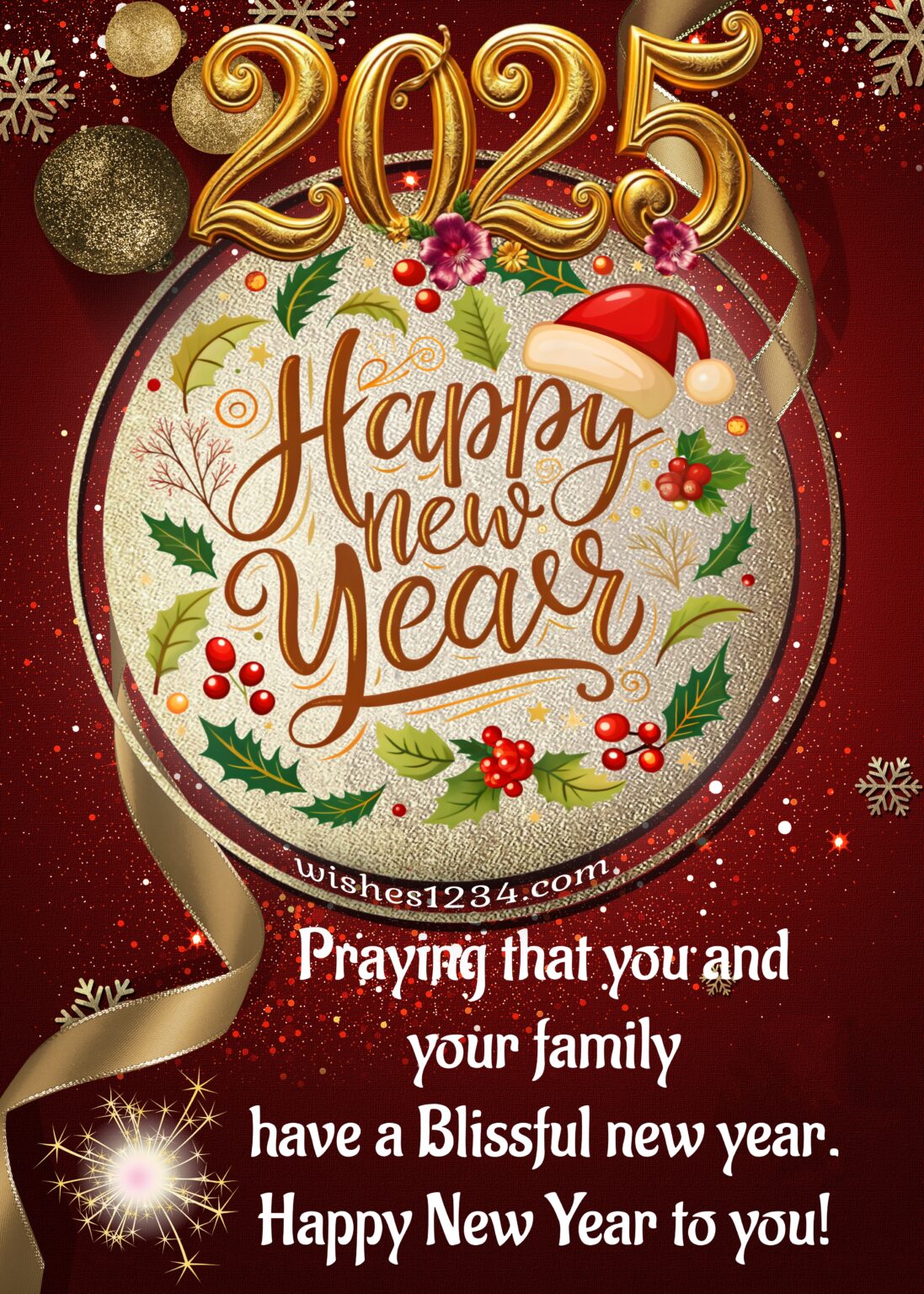 Happy New Year 2025 Wishes and Messages with Images.