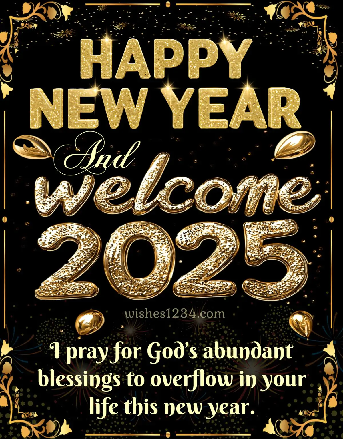 Happy New Year 2025 Wishes and Messages with Images.