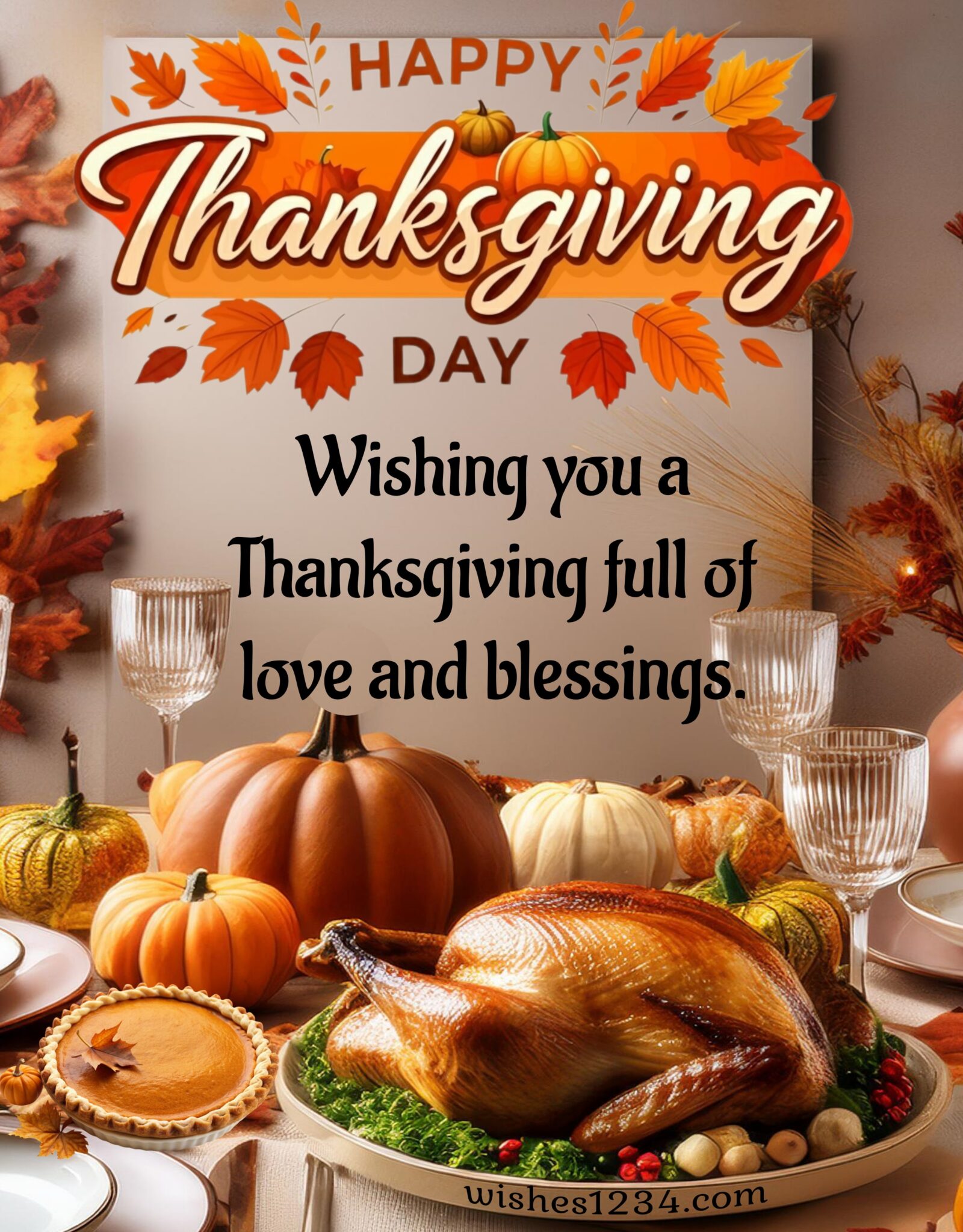 Happy Thanksgiving Wishes with beautiful Images