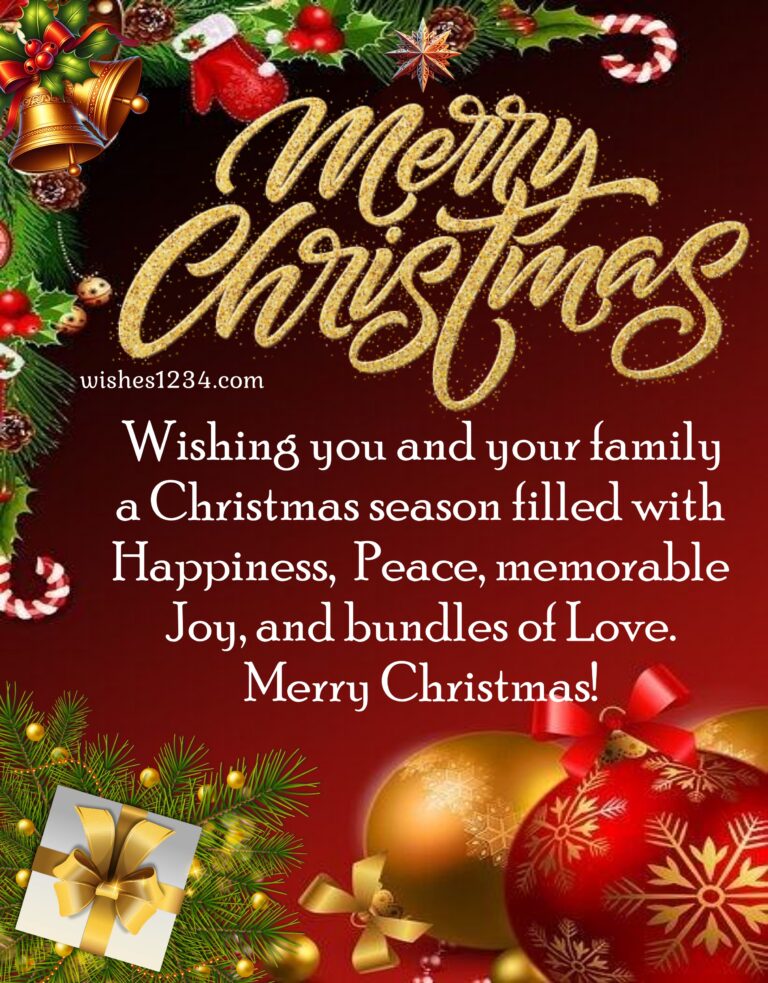 100+ Merry Christmas Wishes, Messages & Quotes