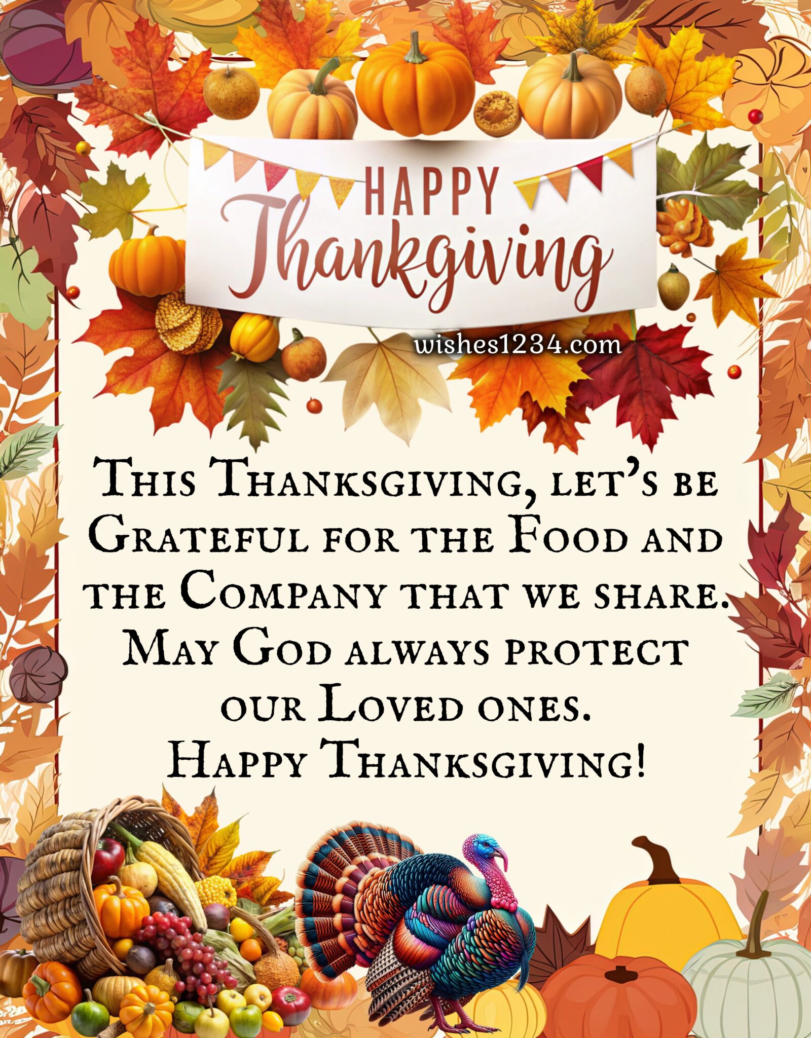 Happy Thanksgiving Wishes with beautiful Images