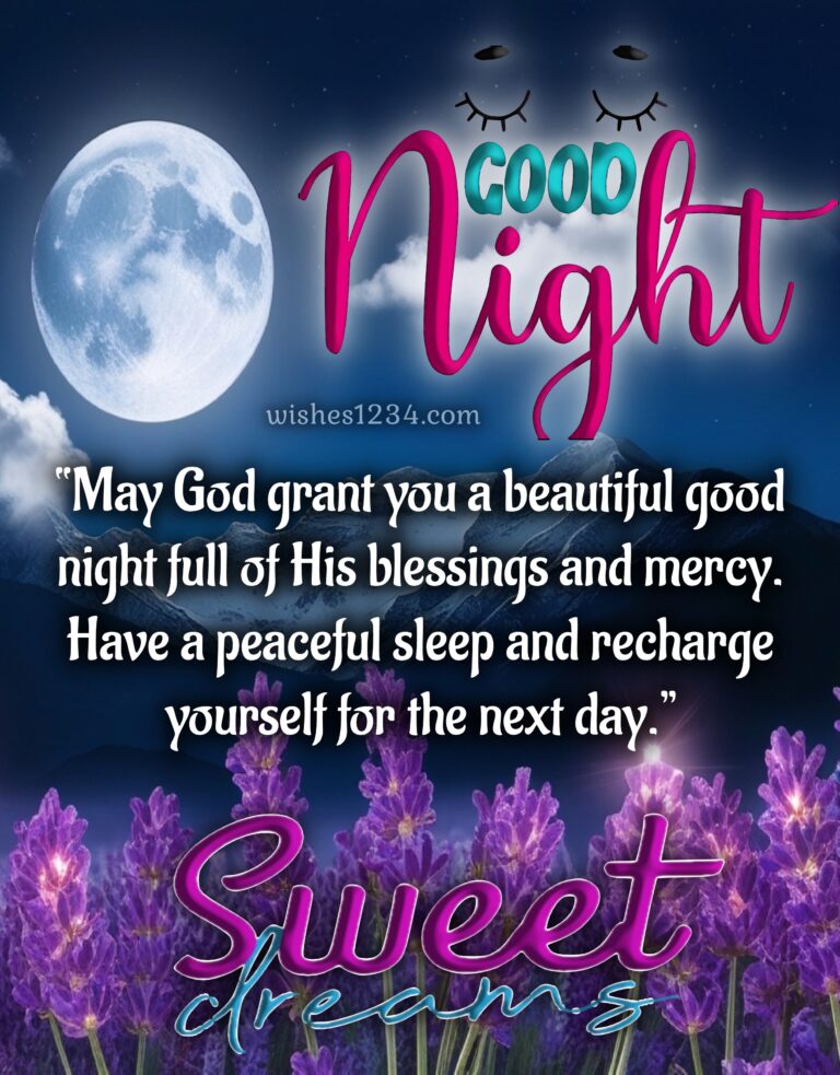 Good Night Images with Blessings and Quotes