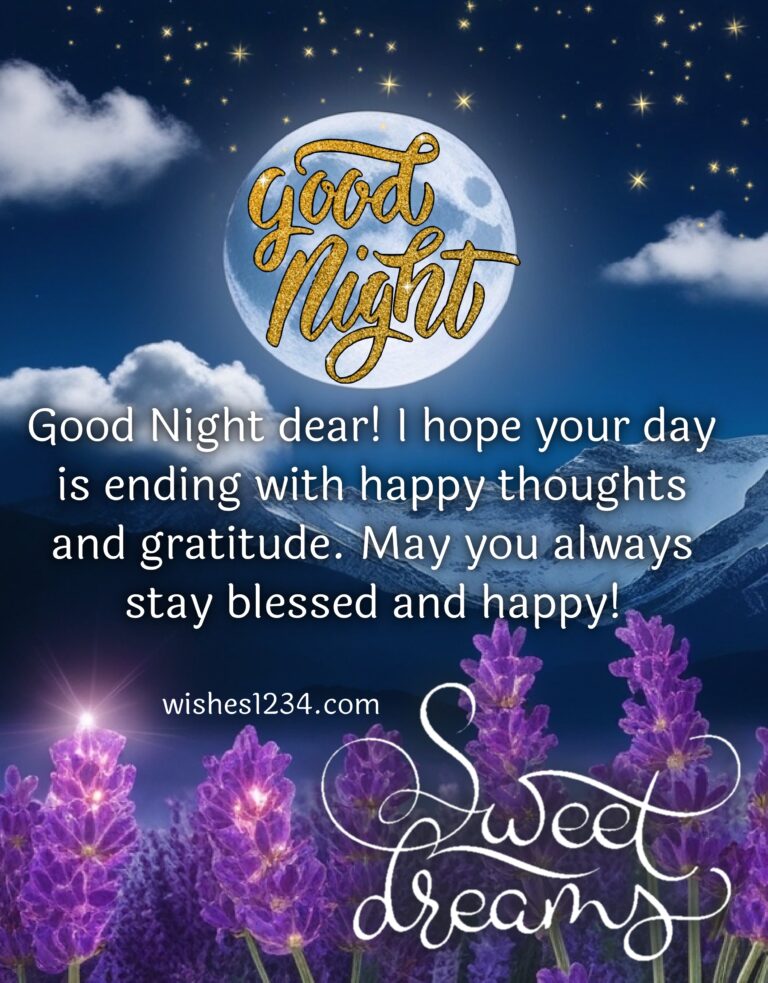 Good Night Images with Blessings and Quotes