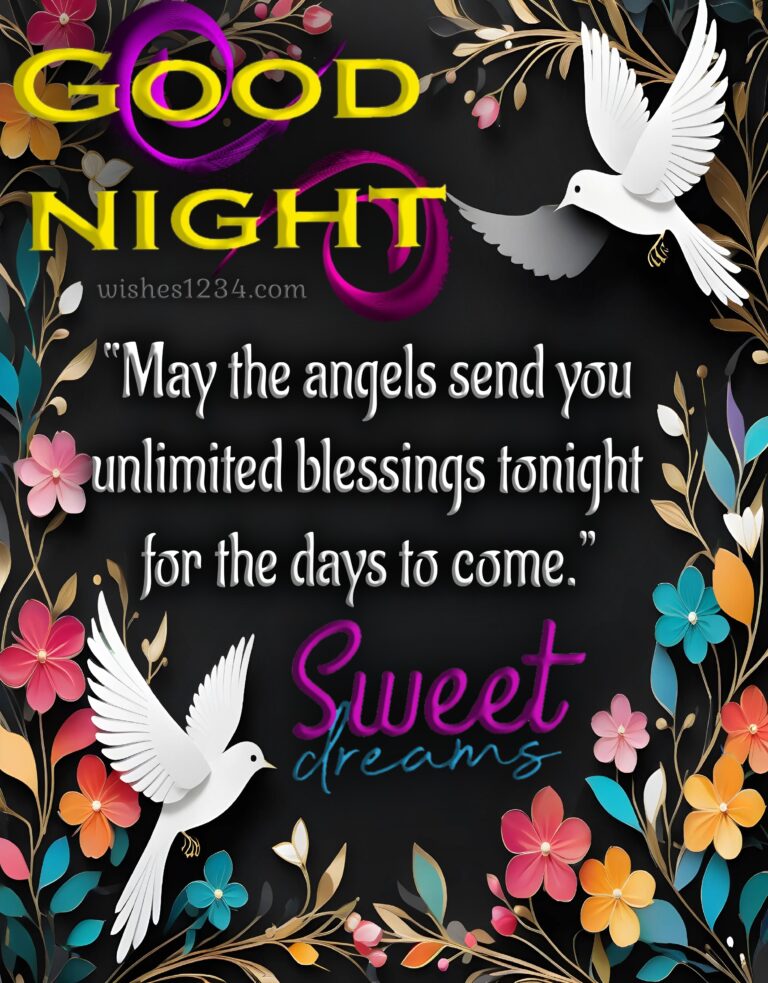 Good Night Images with Blessings and Quotes