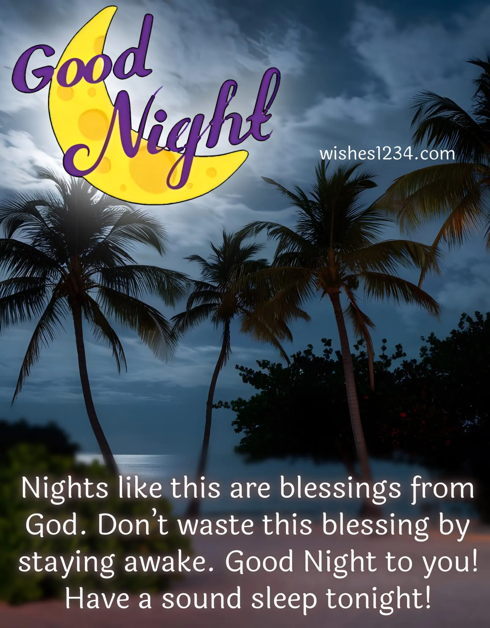 Good Night Images with Blessings and Quotes