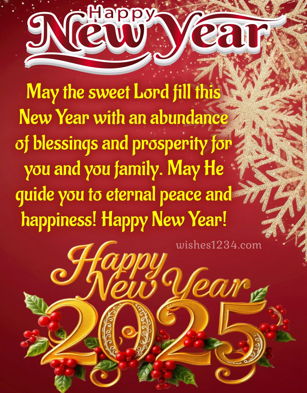 Happy New Year 2025 Wishes, Blessings, Messages, and Images