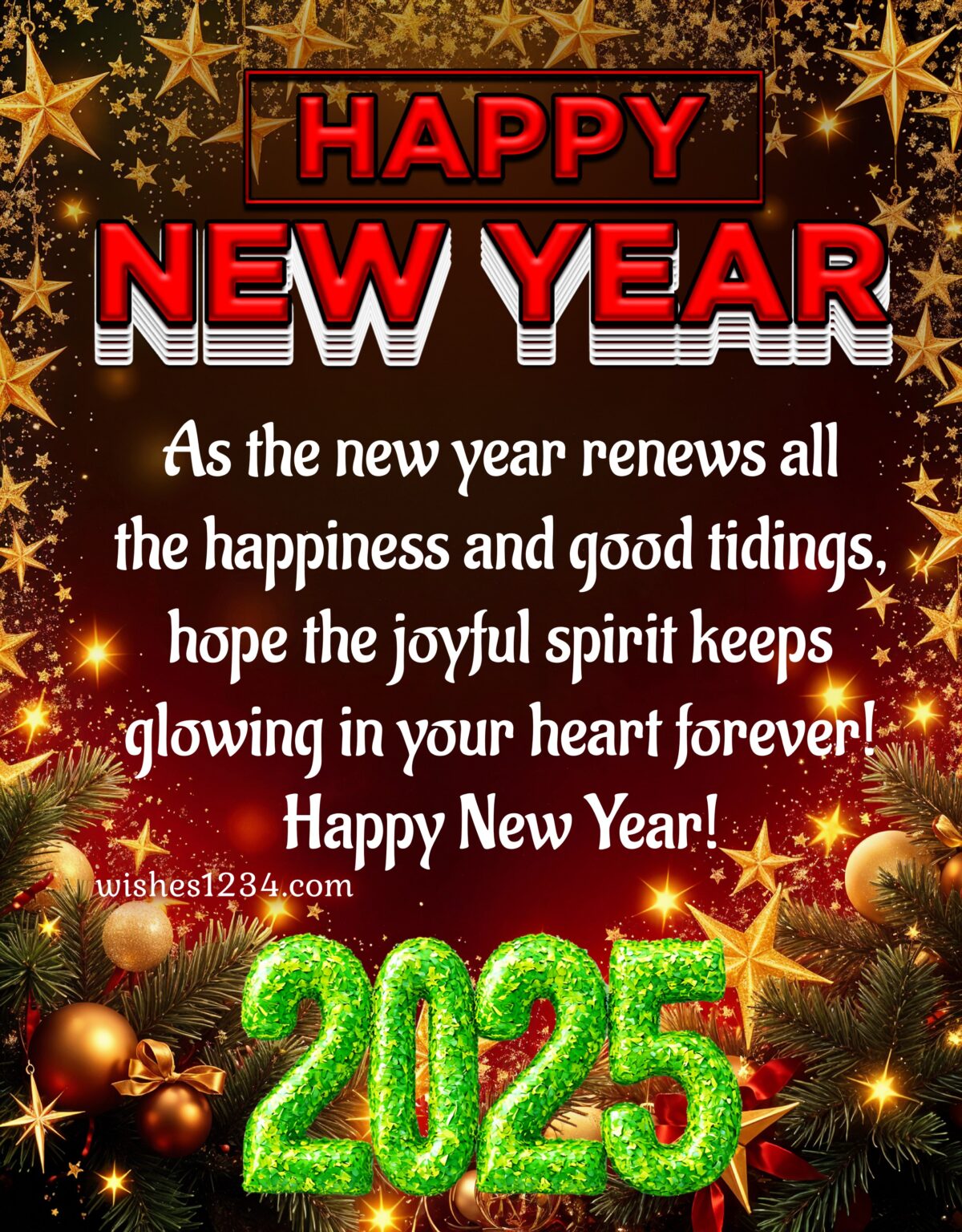 Happy New Year 2025 Wishes, Blessings, Messages, and Images