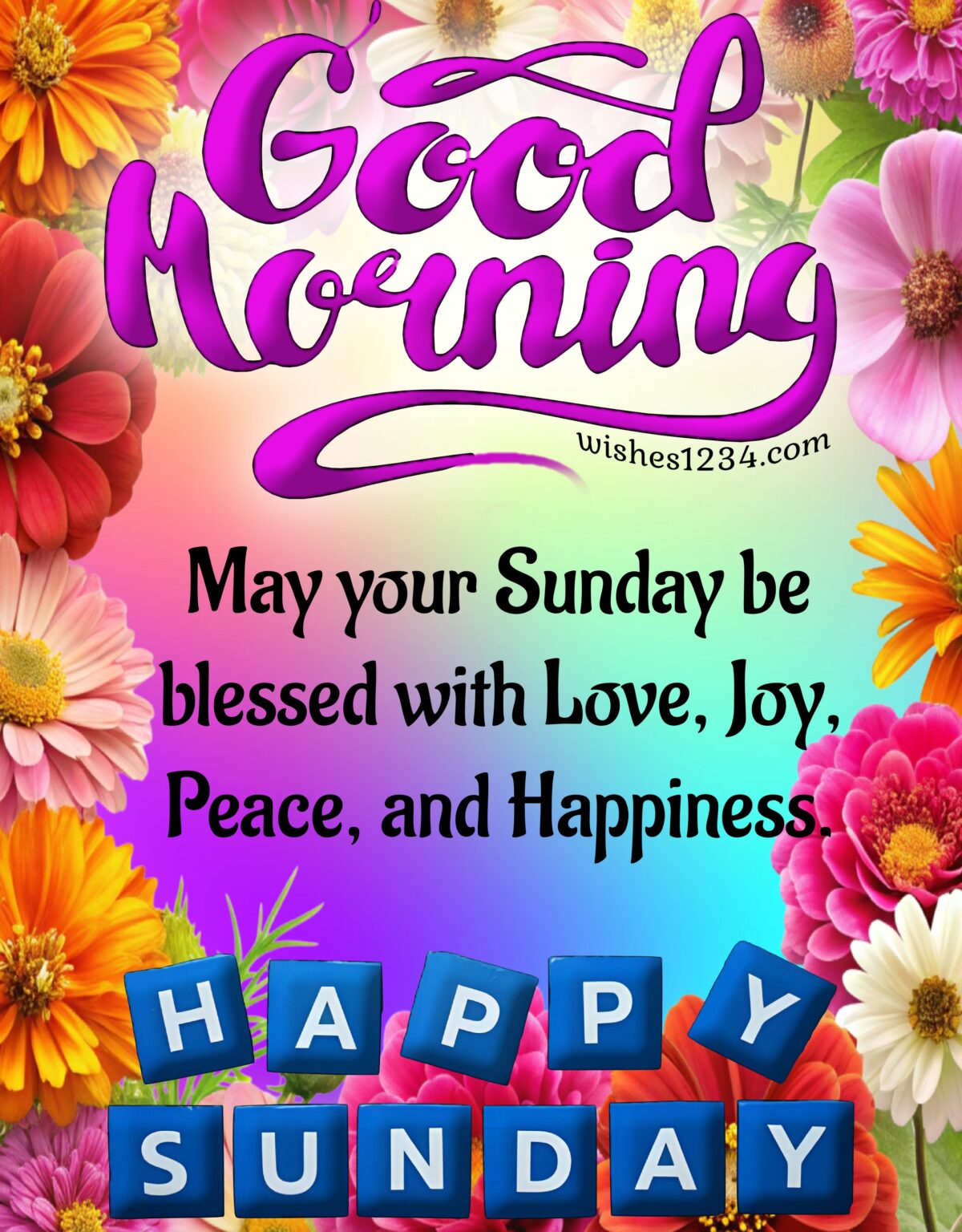 Beautiful Happy Sunday Images with Blessings and Wishes