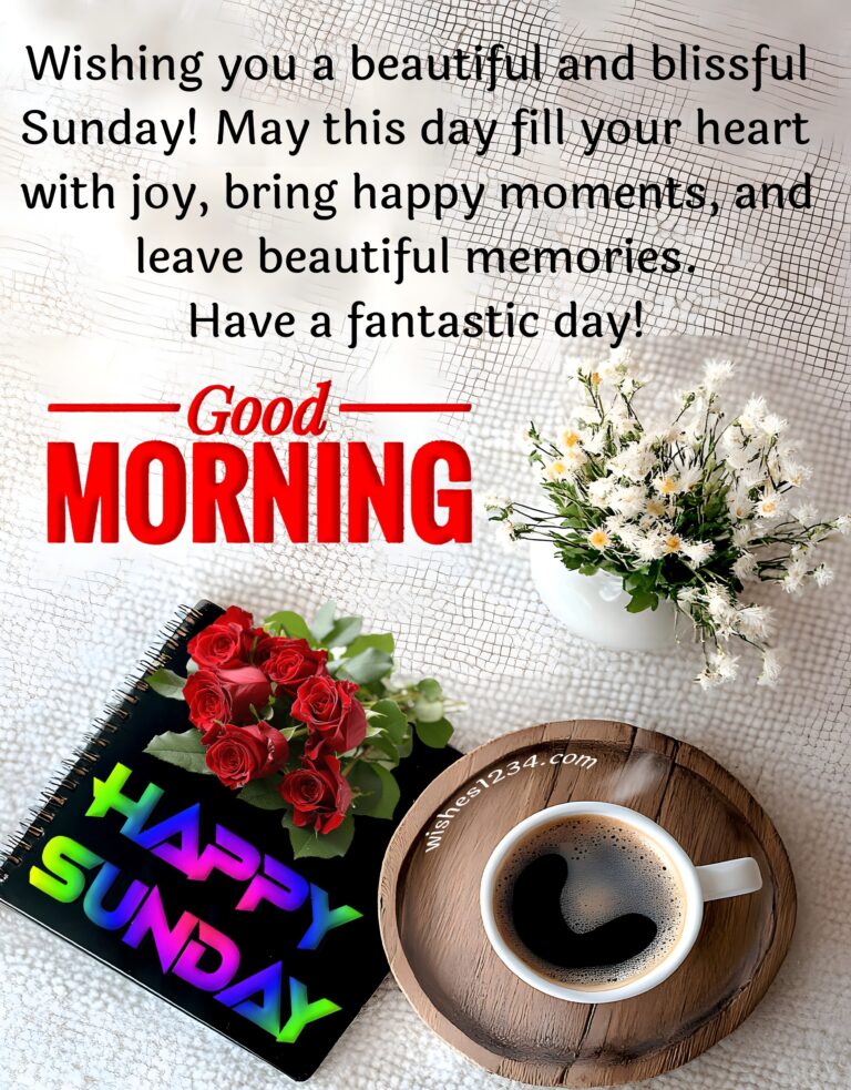 Beautiful Happy Sunday Images with Blessings and Wishes