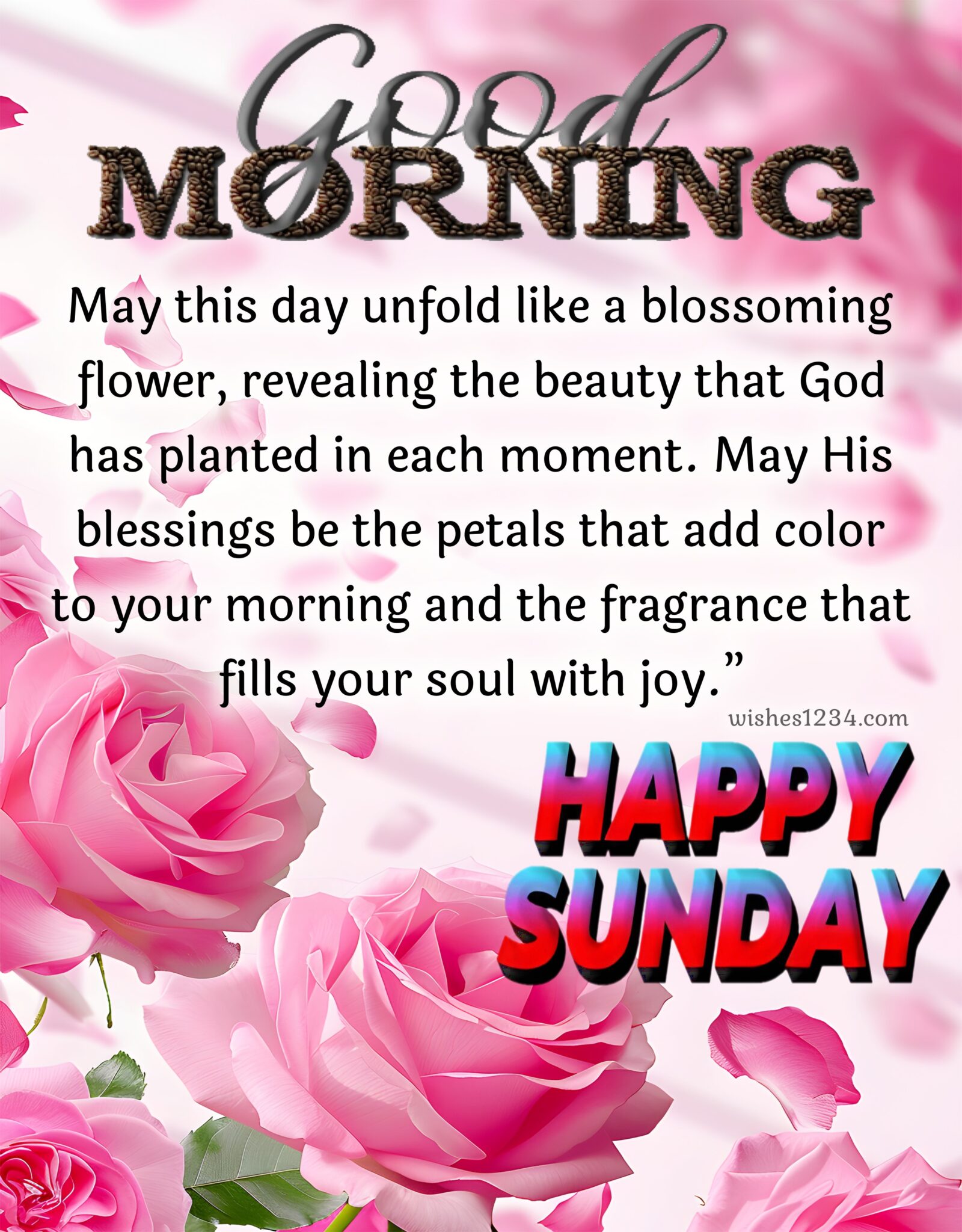 Beautiful Happy Sunday Images with Blessings and Wishes