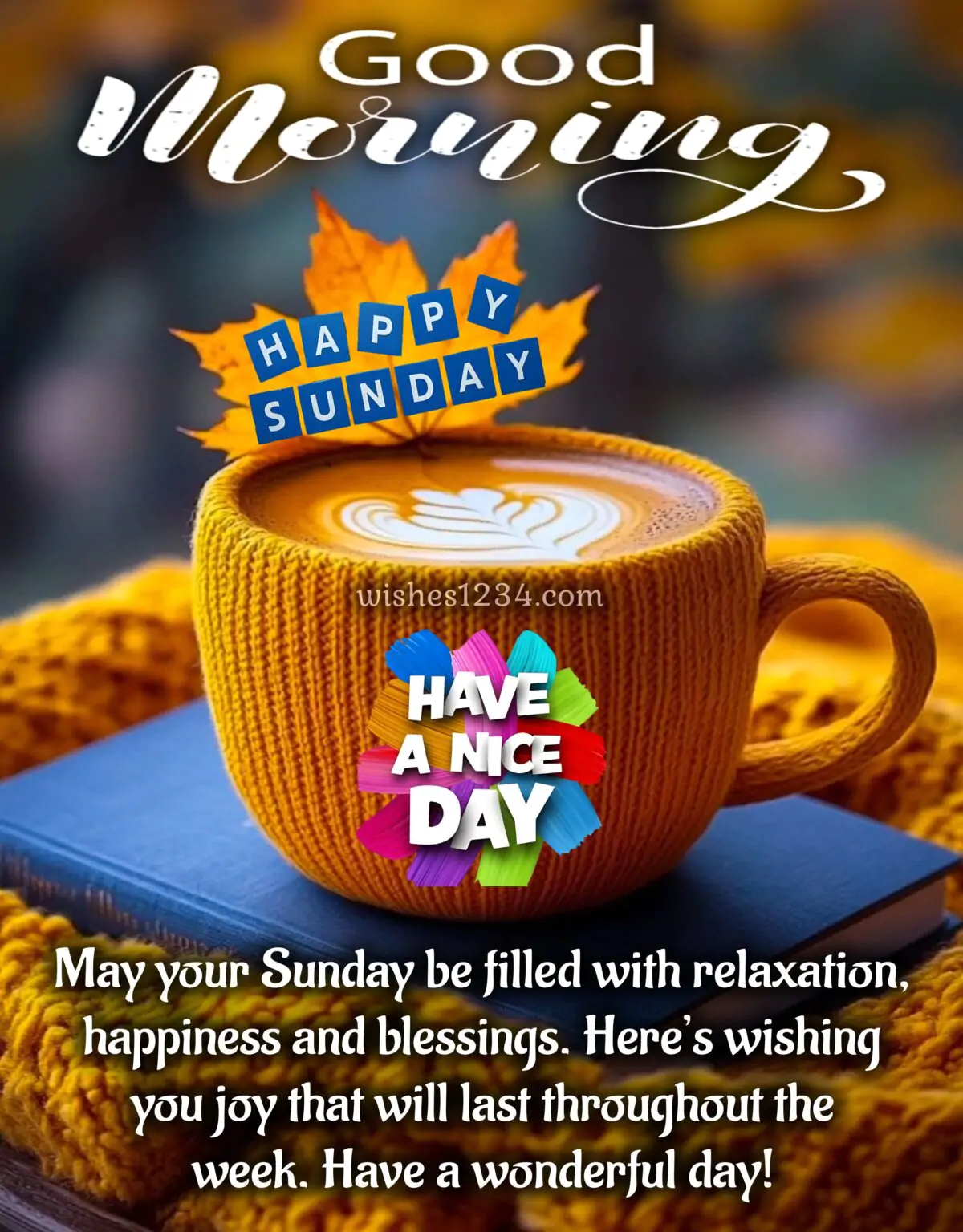 Beautiful Happy Sunday Images with Blessings and Wishes