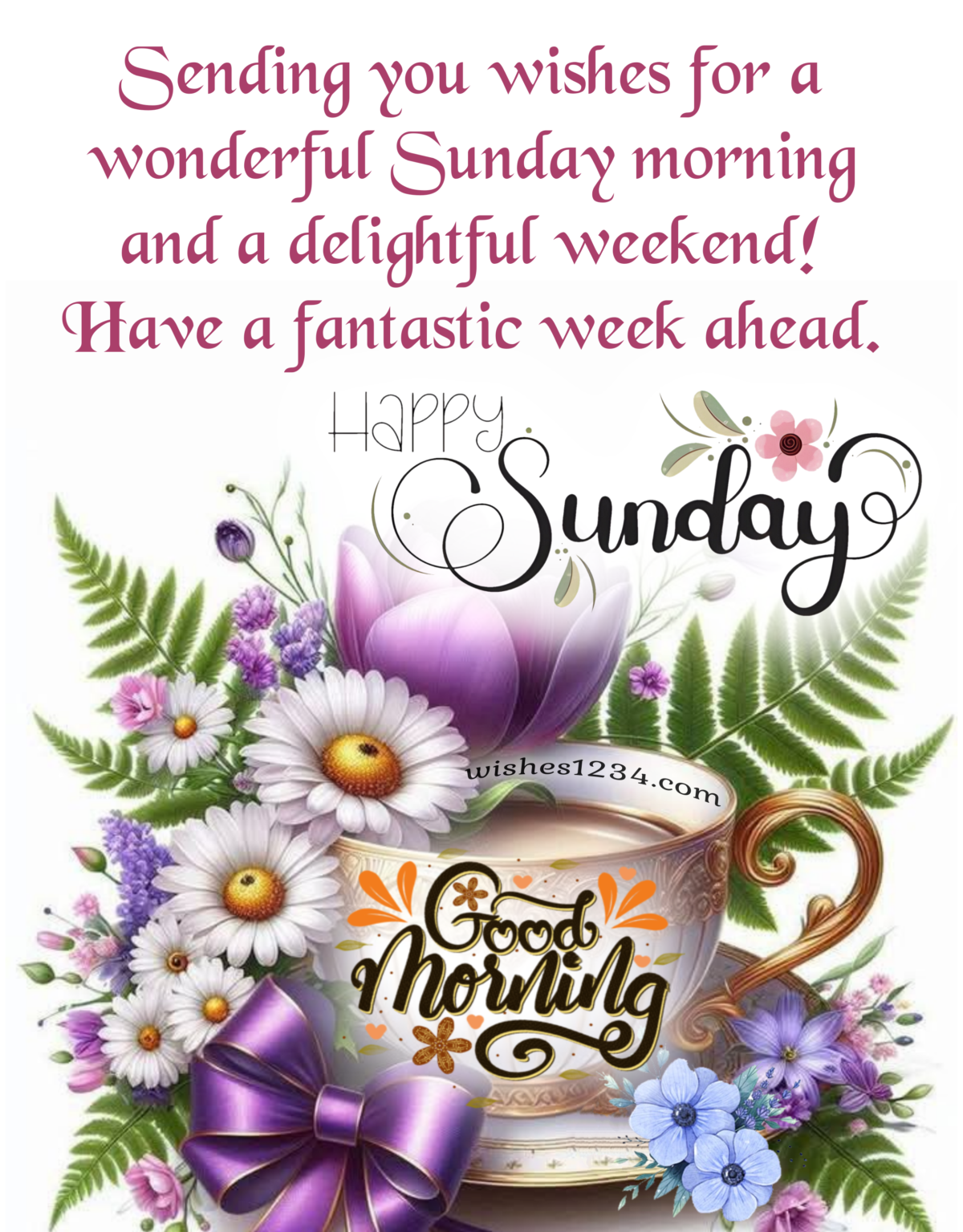 Beautiful Happy Sunday Images with Blessings and Wishes