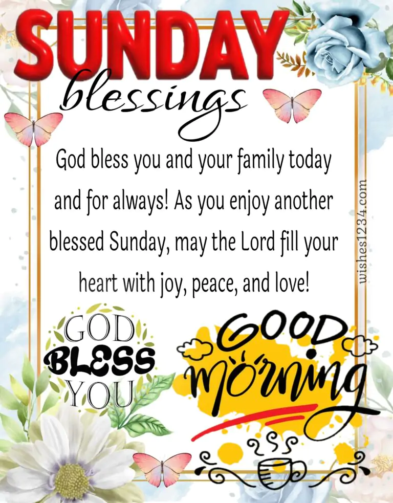 Beautiful Happy Sunday Images with Blessings and Wishes