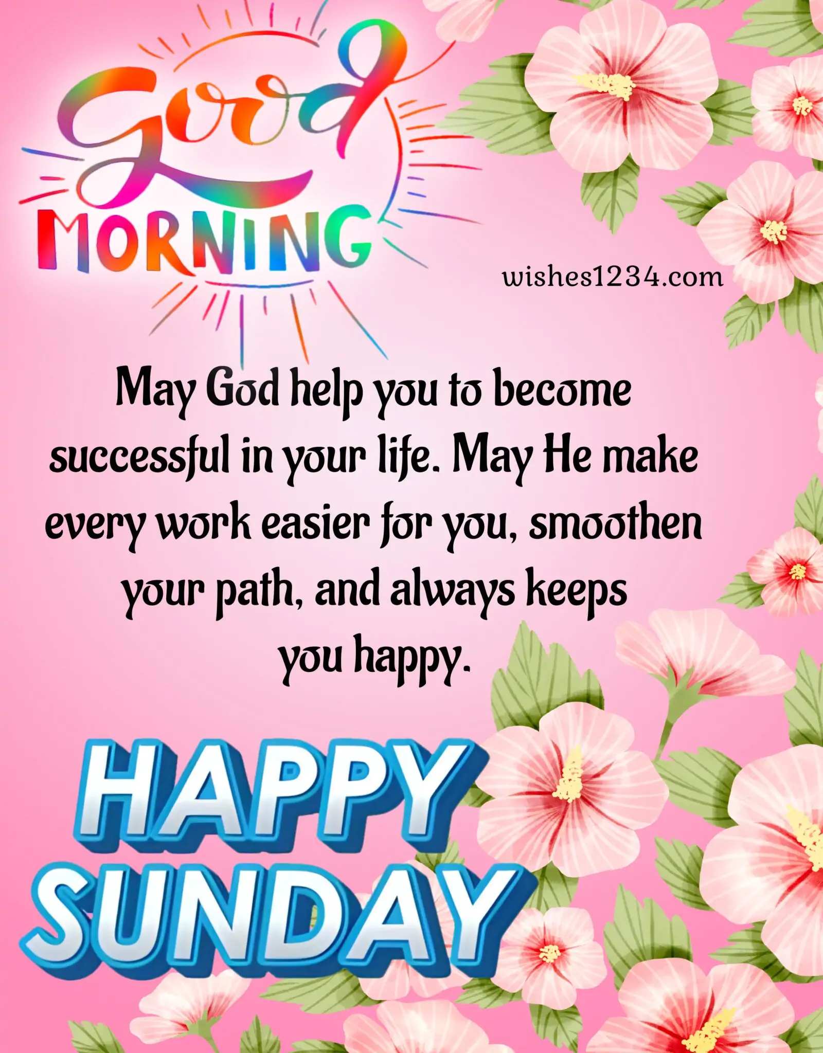 Beautiful Happy Sunday Images with Blessings and Wishes
