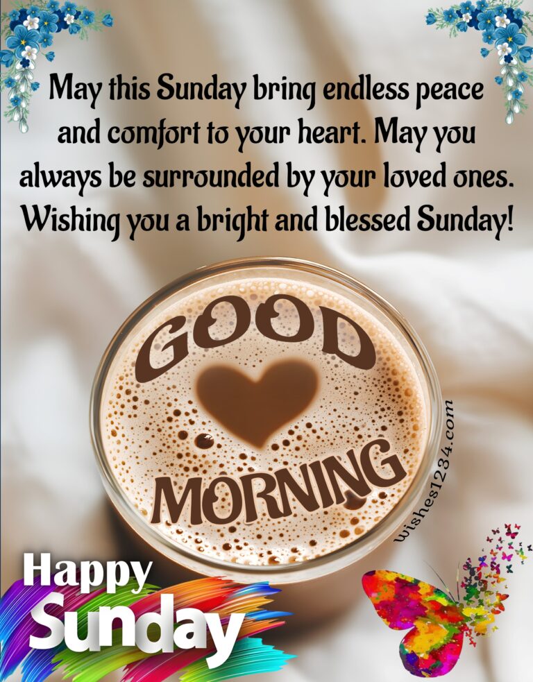 Beautiful Happy Sunday Images with Blessings and Wishes