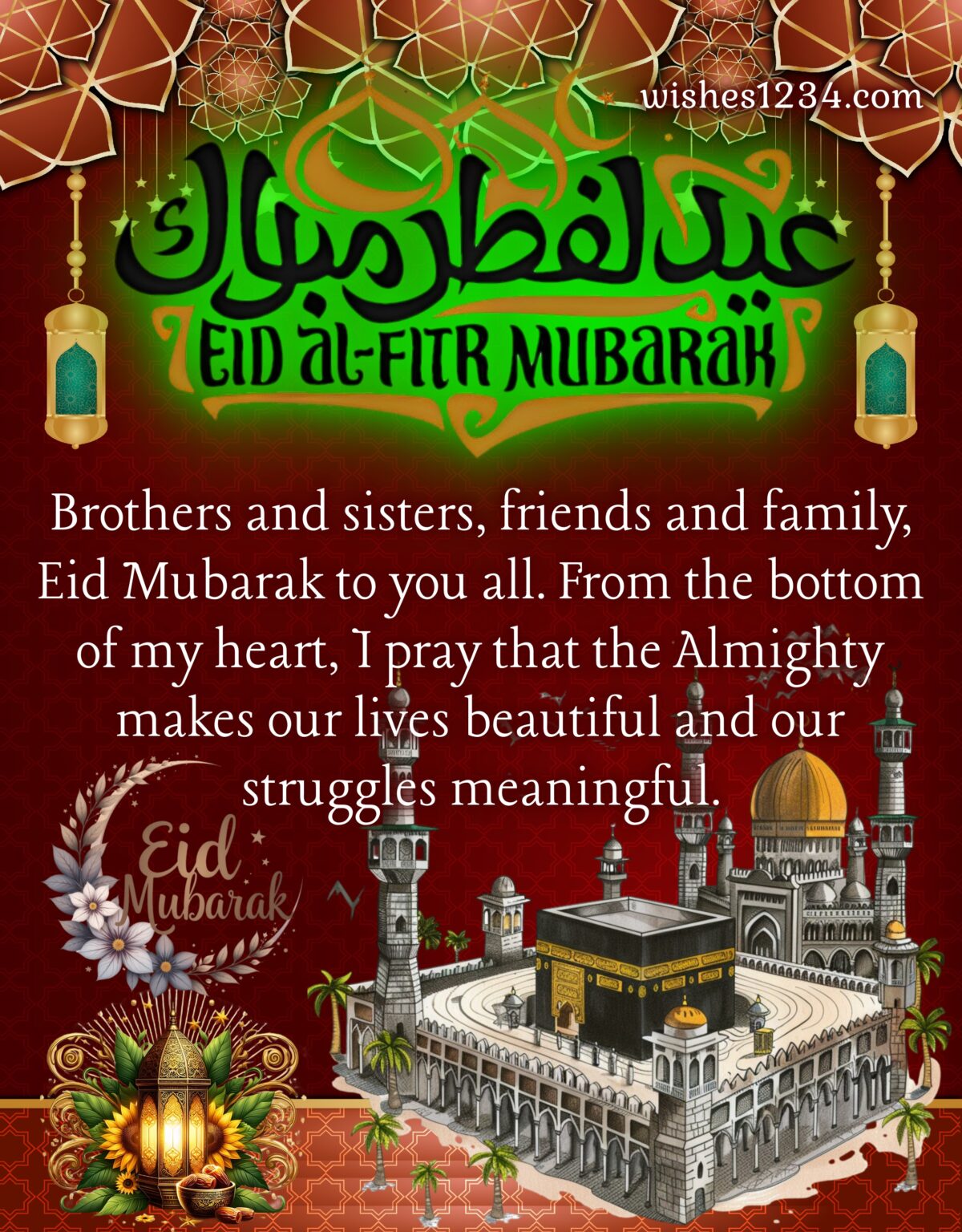 Eid Mubarak Wishes 2025: 50+ Best Eid-al-Fitr wishes, messages, images ...