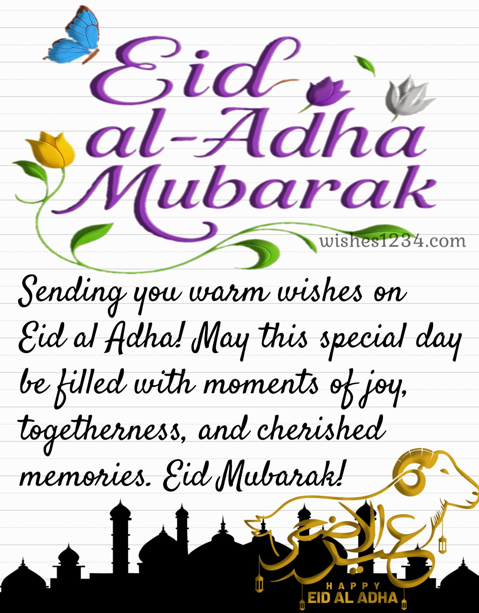 Eid al Adha Mubarak 2025: 50+ Wishes, Quotes, Greetings, and Messages ...