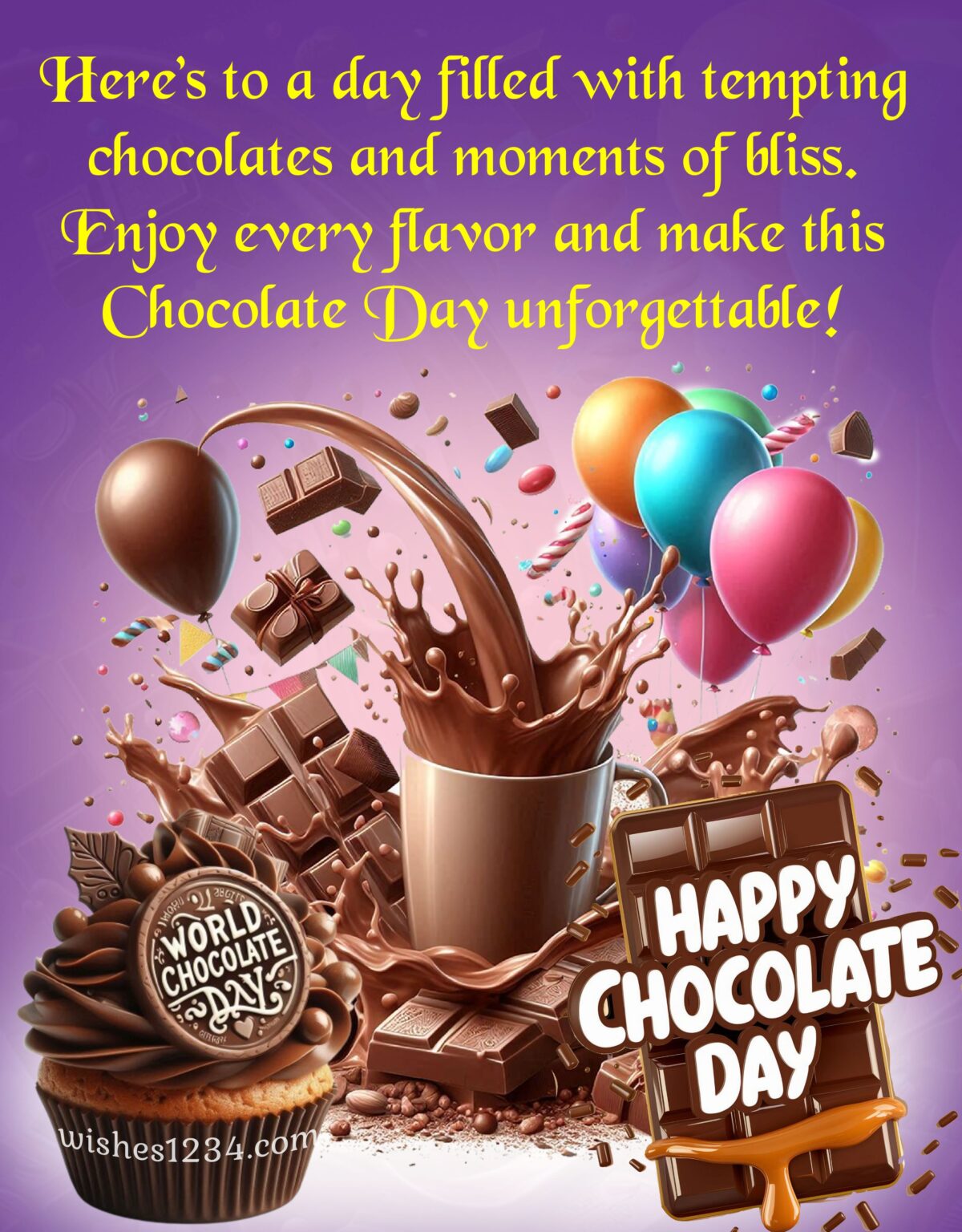 Happy Chocolate Day 2025: 50+ Wishes, Greetings, Quotes, and Messages ...
