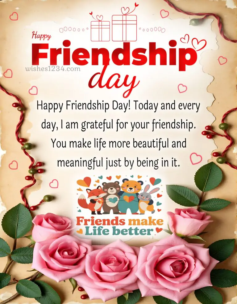 Happy Friendship Day 2025: 50+ Wishes, Quotes, Greetings, and Messages ...