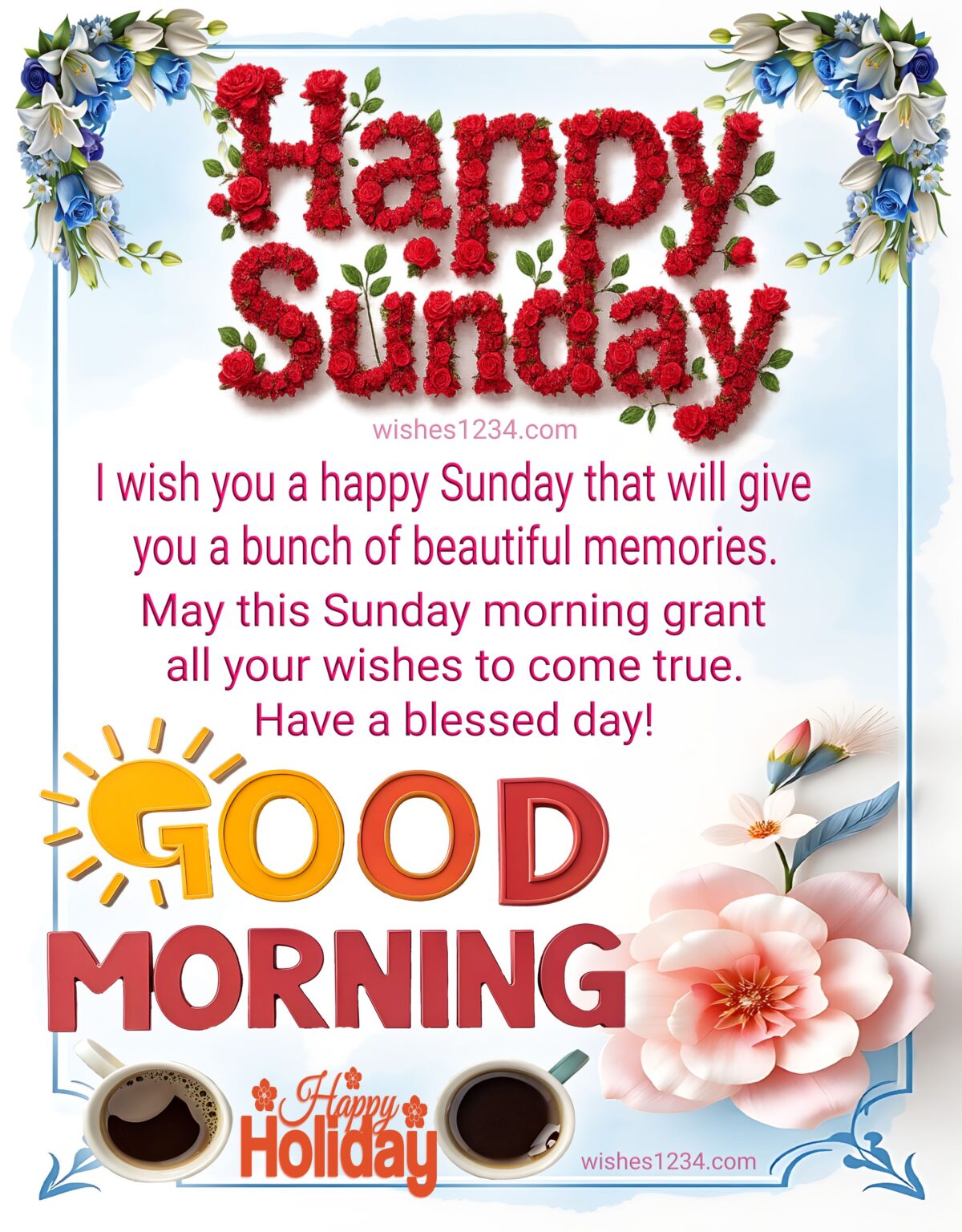 Sunday Morning Greetings : 50+ Blessings, Wishes, Prayers, Quotes ...