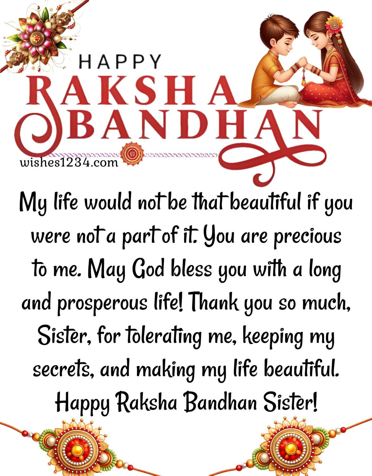 Happy Rakhi 2025: 50+ Wishes, Quotes, Greetings, and Messages with ...