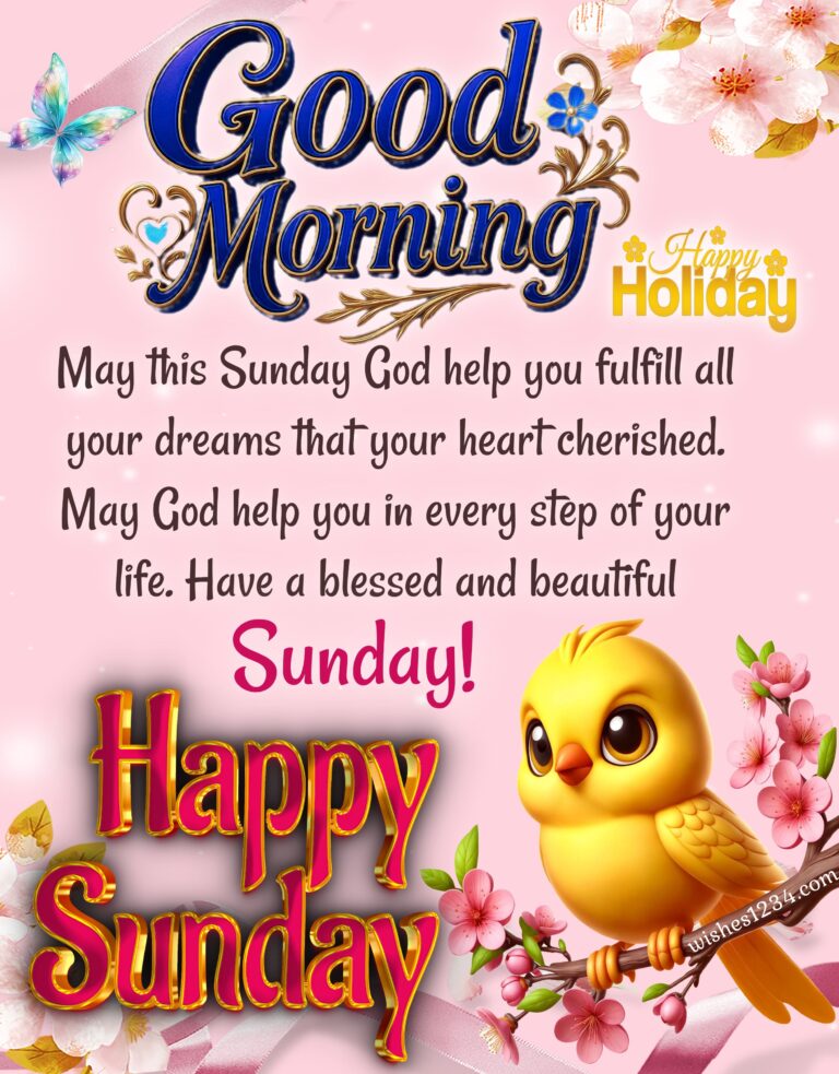 Sunday Morning Greetings : 50+ Blessings, Wishes, Prayers, Quotes ...
