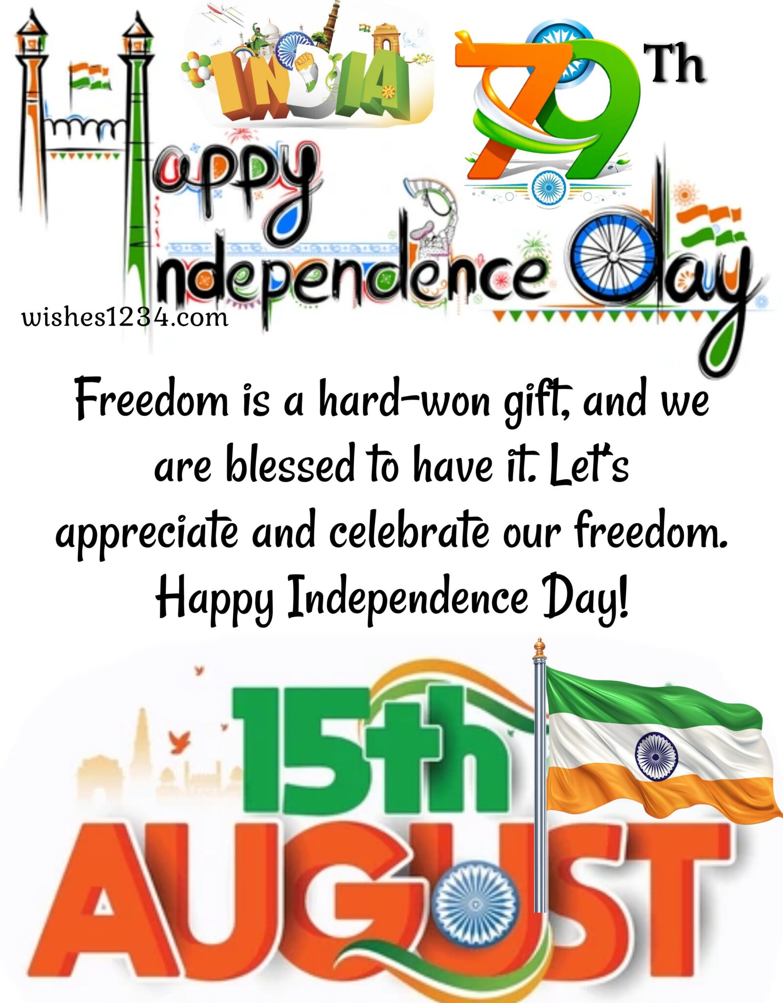 Happy Independence Day 2025: 50+ Wishes, Quotes, Greetings, and ...