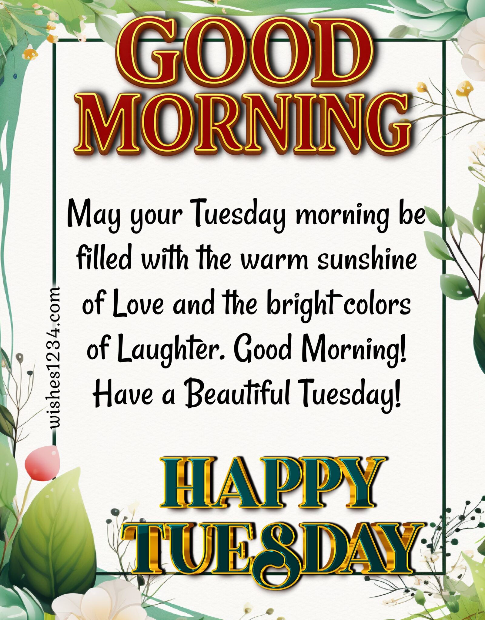 Happy Tuesday Images with Quotes, Greetings, Blessings, Wishes, and ...