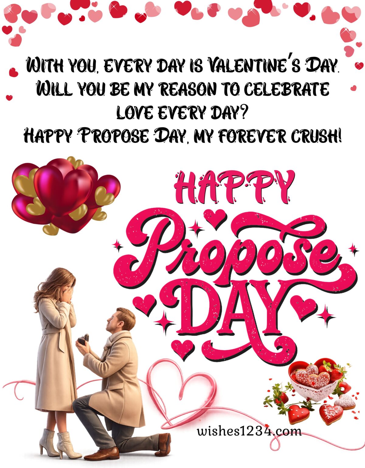 Propose Day Quotes, Messages & Wishes with Image for 2026