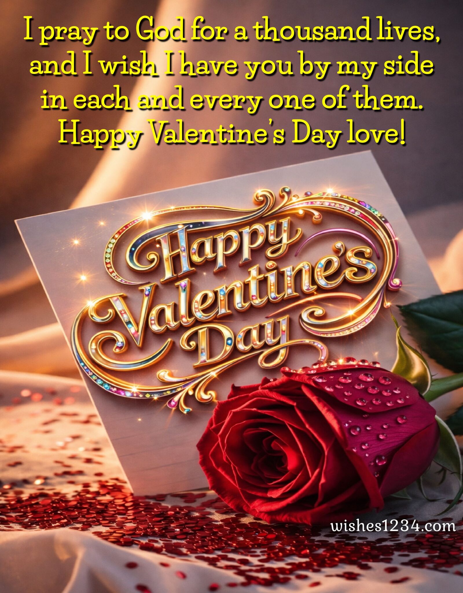 Happy Valentine's Day Quotes, Wishes, Greetings and Messages with Image