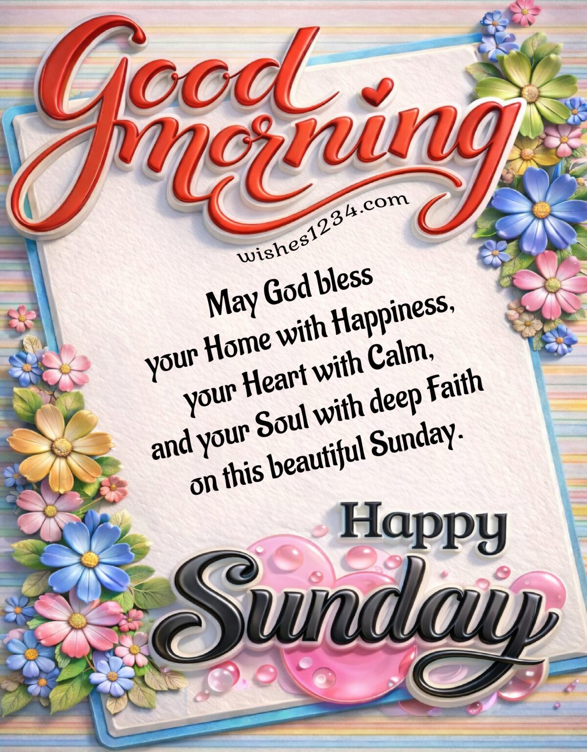 Happy Sunday Blessings, Wishes, Quotes, short Prayers for Friends ...