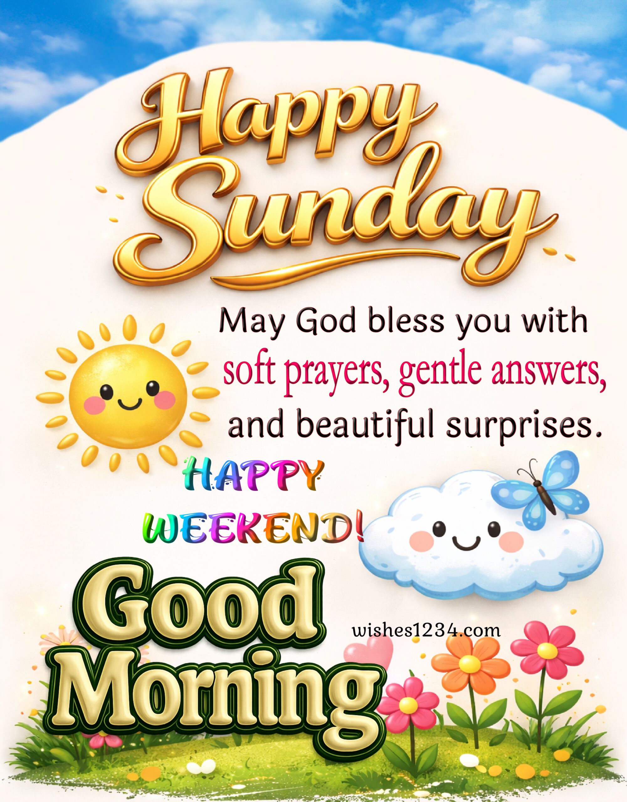 Happy Sunday Blessings, Wishes, Quotes, short Prayers for Friends ...