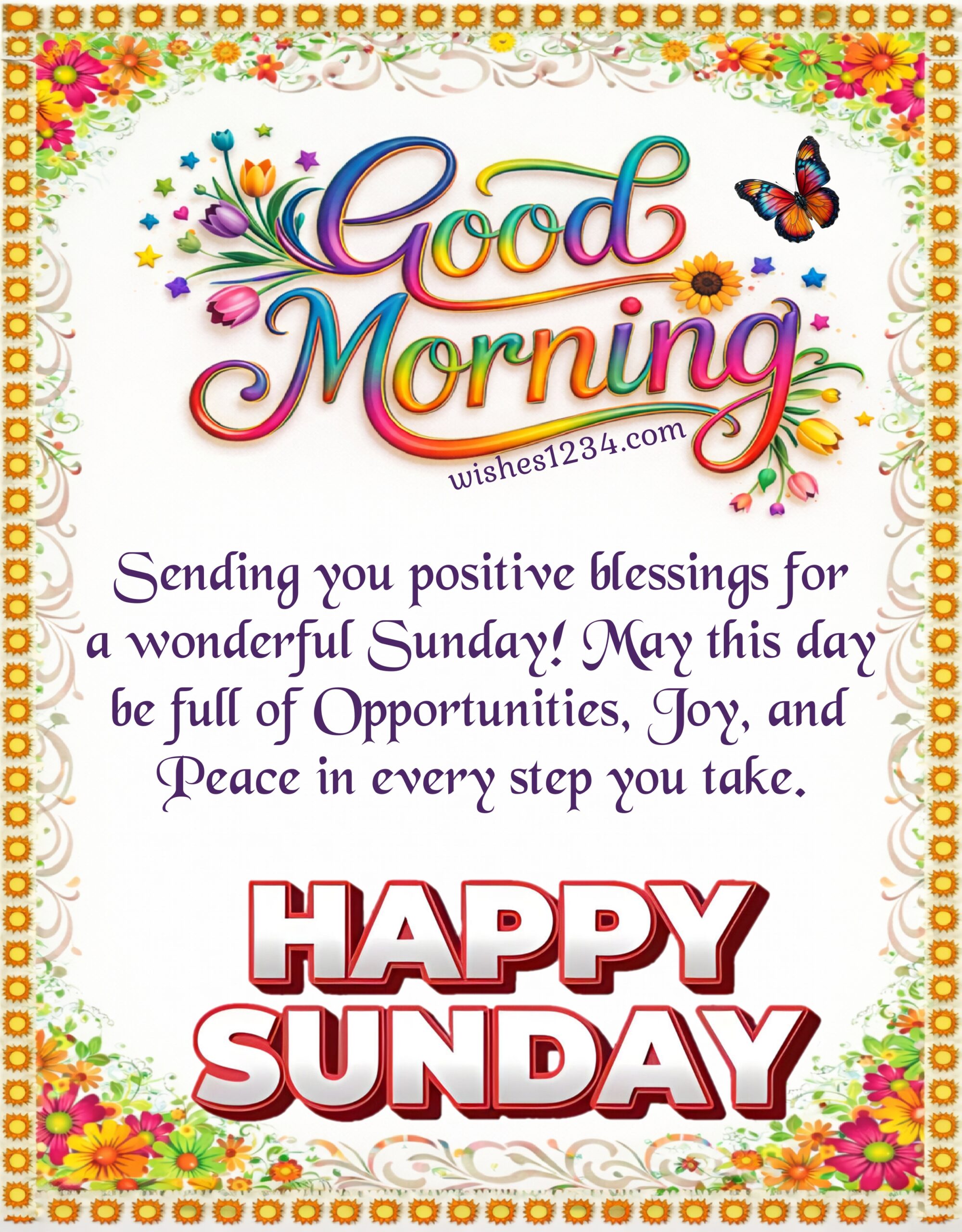 Happy Sunday Blessings, Wishes, Quotes, short Prayers for Friends ...