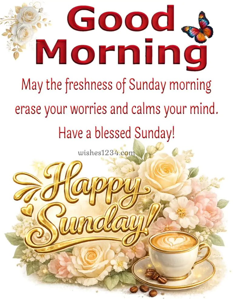 Happy Sunday Blessings, Wishes, Quotes, short Prayers for Friends ...